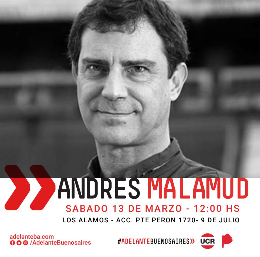 Privilegio en 9 de Julio: Andrés Malamud visita la ciudad – El Regional ...