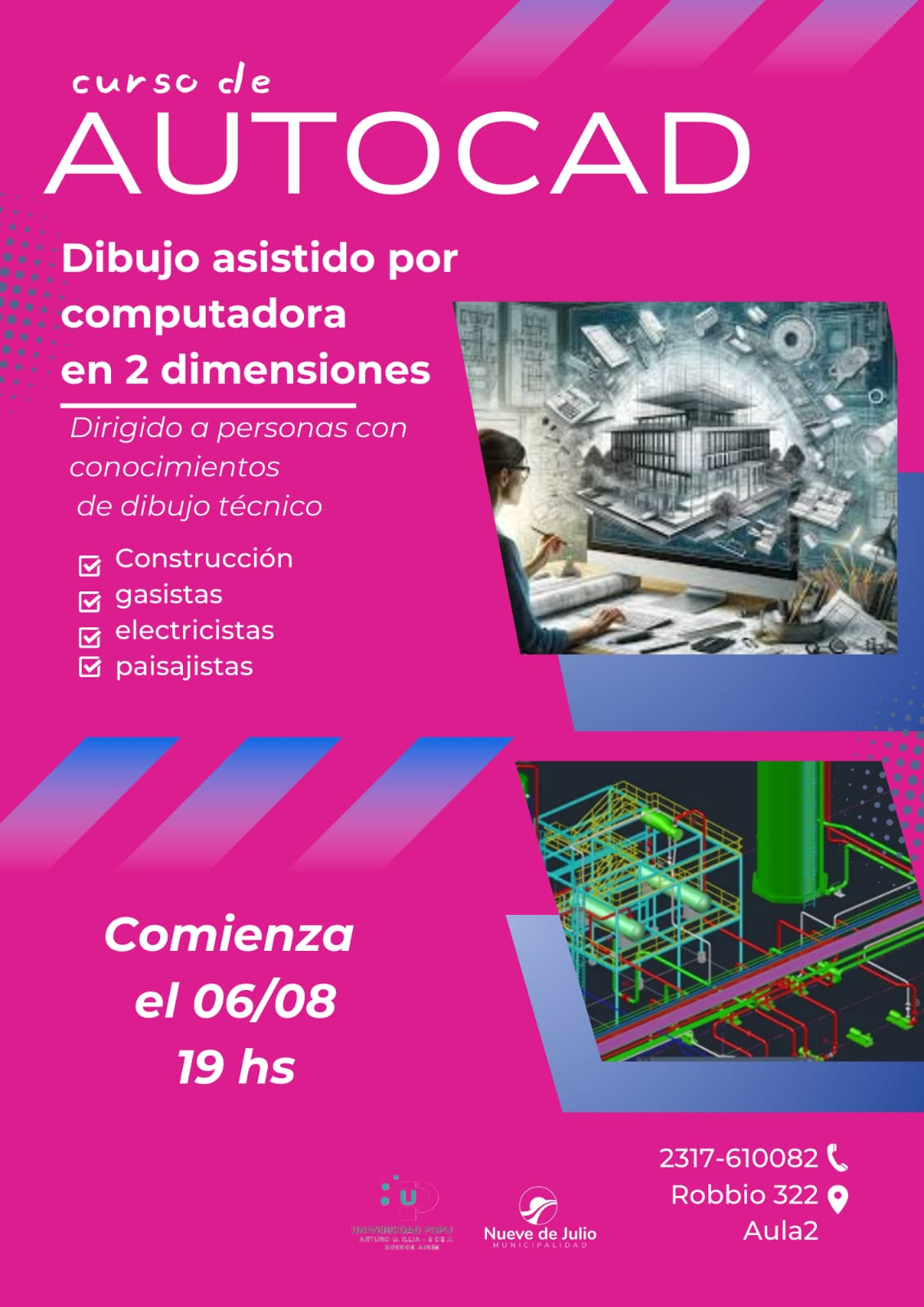 6 de agosto: El municipio dictara un curso de Autocad – El Regional Digital